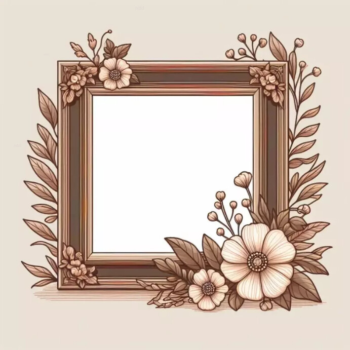 Photo frame background template | PosterMyWall