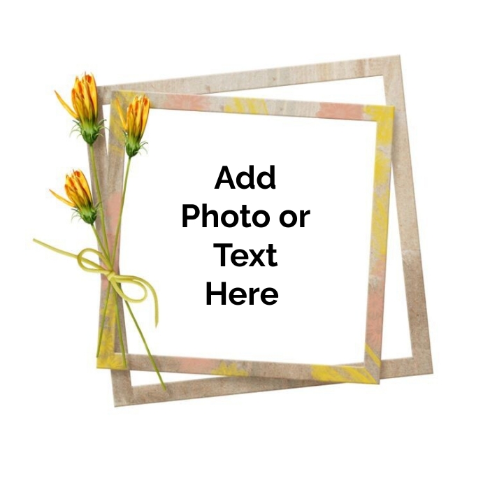 Copy of Photo frame design template | PosterMyWall