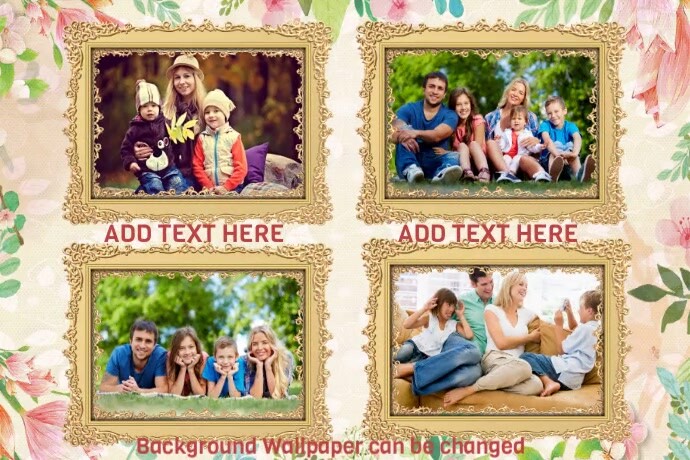 Photo frame wallpaper Template | PosterMyWall