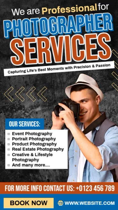 Photographer Ads Template | PosterMyWall