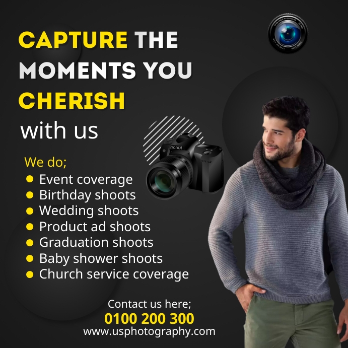 photographer Template | PosterMyWall