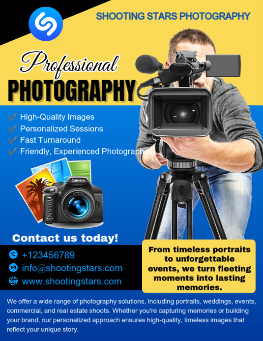 Copy of Photography Ad | PosterMyWall