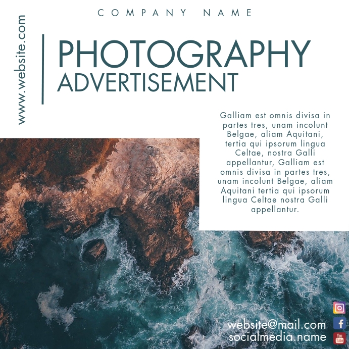 photography advertisement instagram post adve Template | PosterMyWall