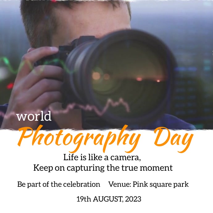 Photography day Template | PosterMyWall