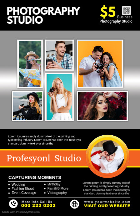 PHOTOGRAPHY Template | PosterMyWall
