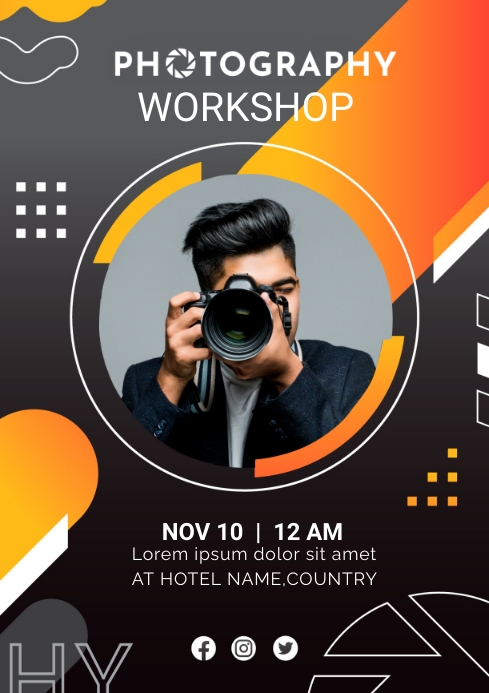 PHOTOGRAPHY FLAYER Template | PosterMyWall