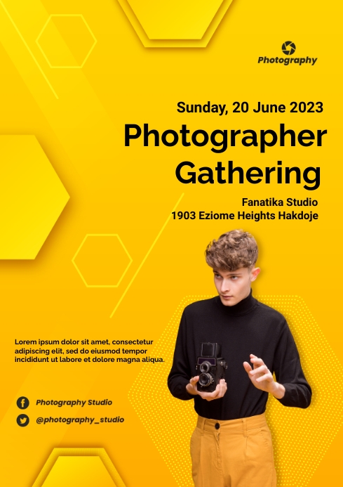 PHOTOGRAPHY FLAYER TEMPLATE | PosterMyWall