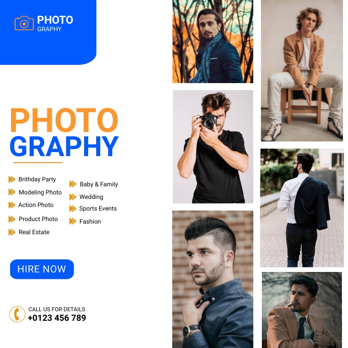 PHOTOGRAPHY FLAYER TEMPLATE | PosterMyWall