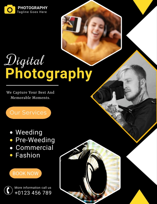 PHOTOGRAPHY FLAYER TEMPLATE | PosterMyWall