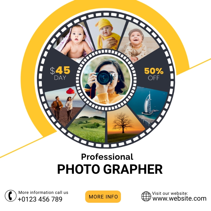 PHOTOGRAPHY FLAYER TEMPLATE | PosterMyWall