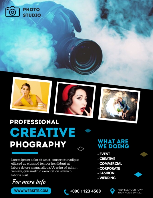 Photography Flyer Template | PosterMyWall