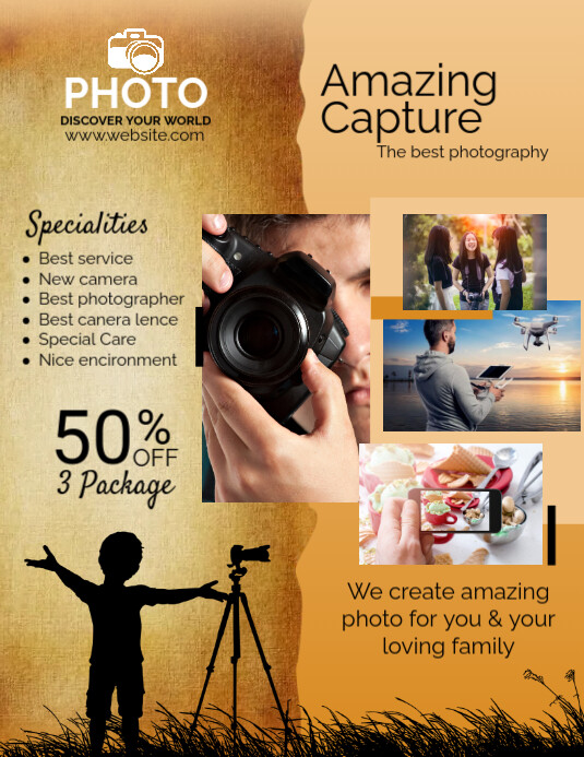 Photography Flyer Template | PosterMyWall