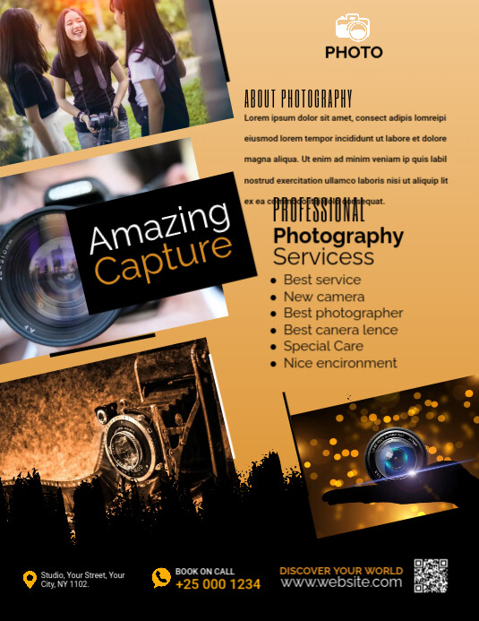 Photography Flyer Template | PosterMyWall