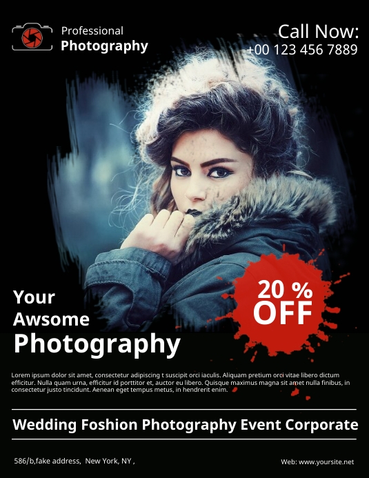 Photography Flyer Template | PosterMyWall