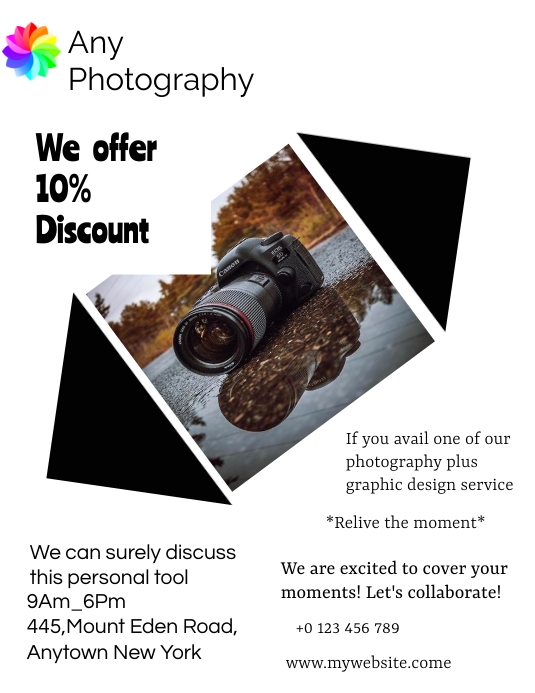 Photography poster Template | PosterMyWall