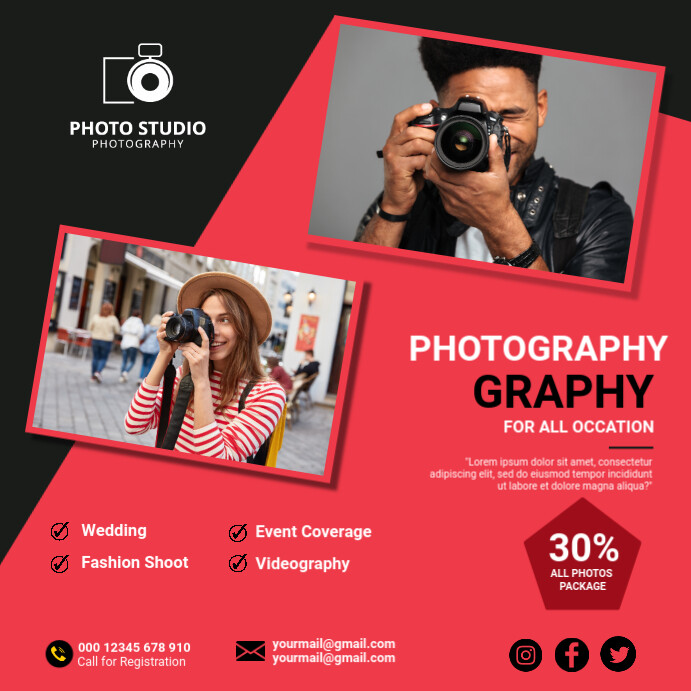 Photography Poster Template | PosterMyWall
