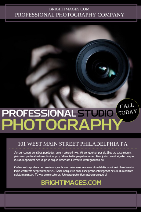 Photography Template | PosterMyWall