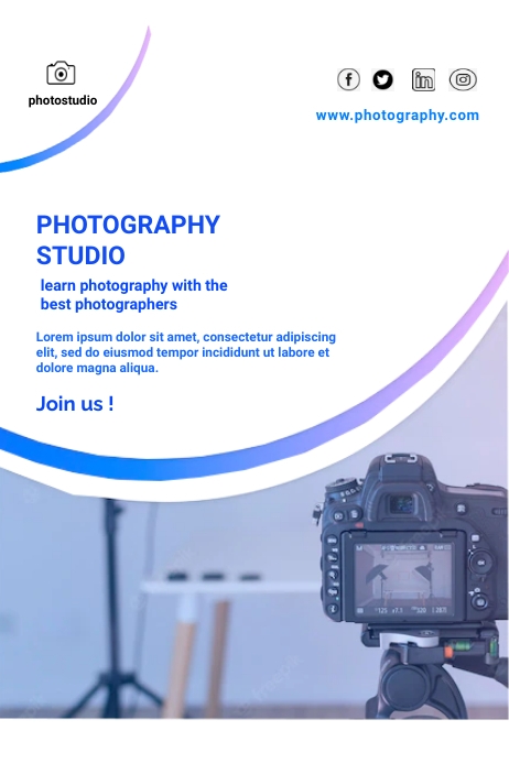 PHOTOGRAPHY POSTER TEMPLATE | PosterMyWall