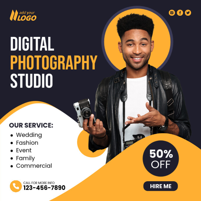 Photography Services flyer Template | PosterMyWall