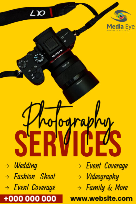 Photography Services Flyer Template | PosterMyWall