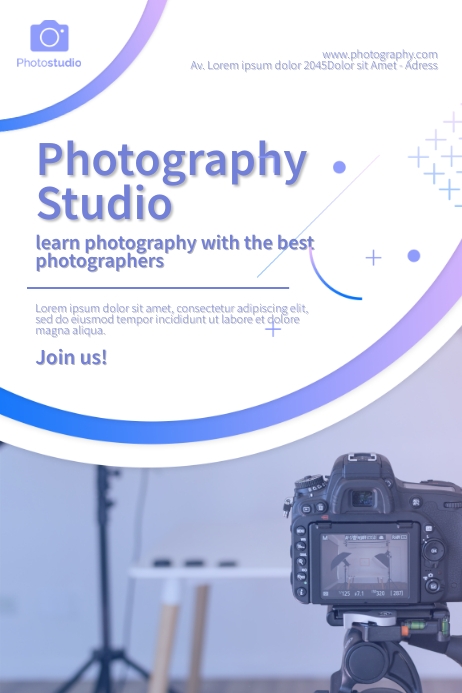 Photography Studio Template | PosterMyWall