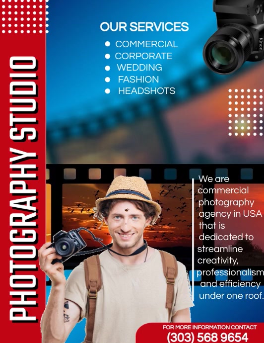 Photography Studio Flyer (2) Template | PosterMyWall