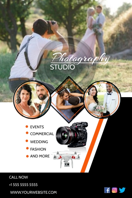 photography studio flyer template | PosterMyWall