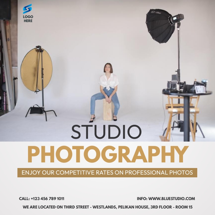 Photography studio photos photographer Template | PosterMyWall