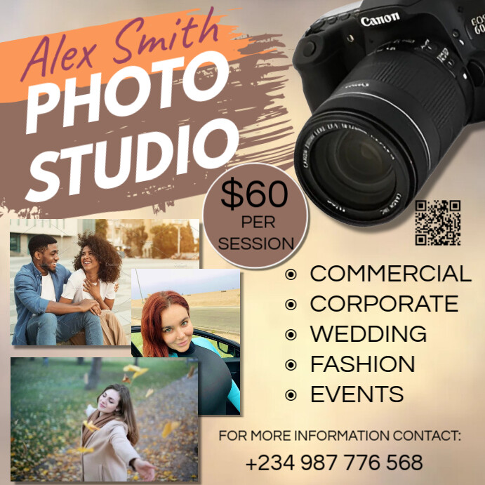 Photoshoot Template | PosterMyWall