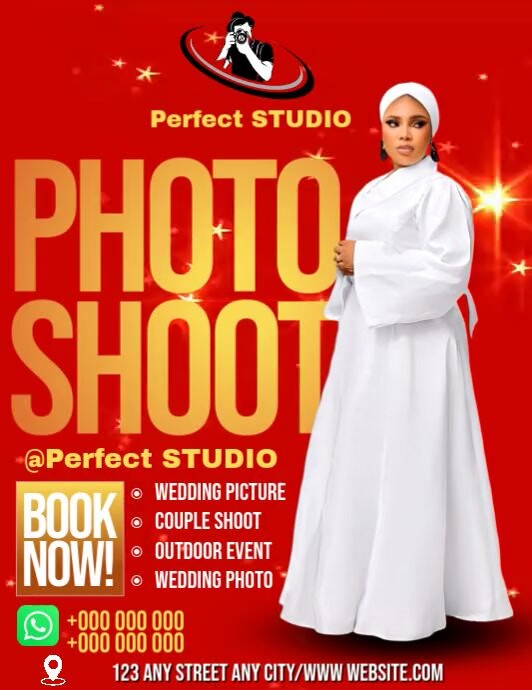 Copy of Photoshoot discount vedio flyer | PosterMyWall