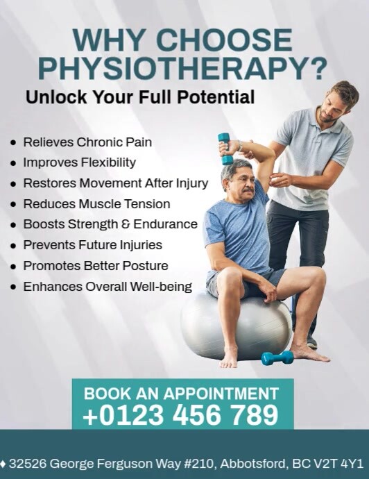 Physiotherapy Ads Template | PosterMyWall