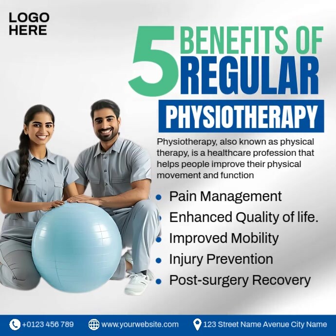 Physiotherapy Ads Template | PosterMyWall