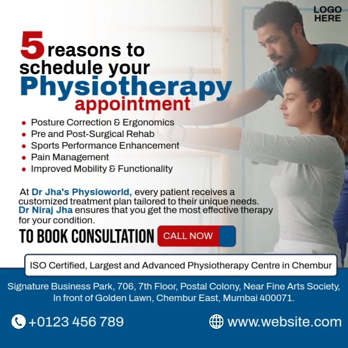 Copy of Physiotherapy Appointment | PosterMyWall
