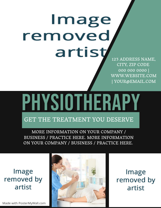 Copy of Physiotherapy Physiotherapist Flyer Template | PosterMyWall