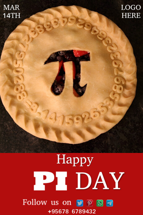 Pi day Template | PosterMyWall