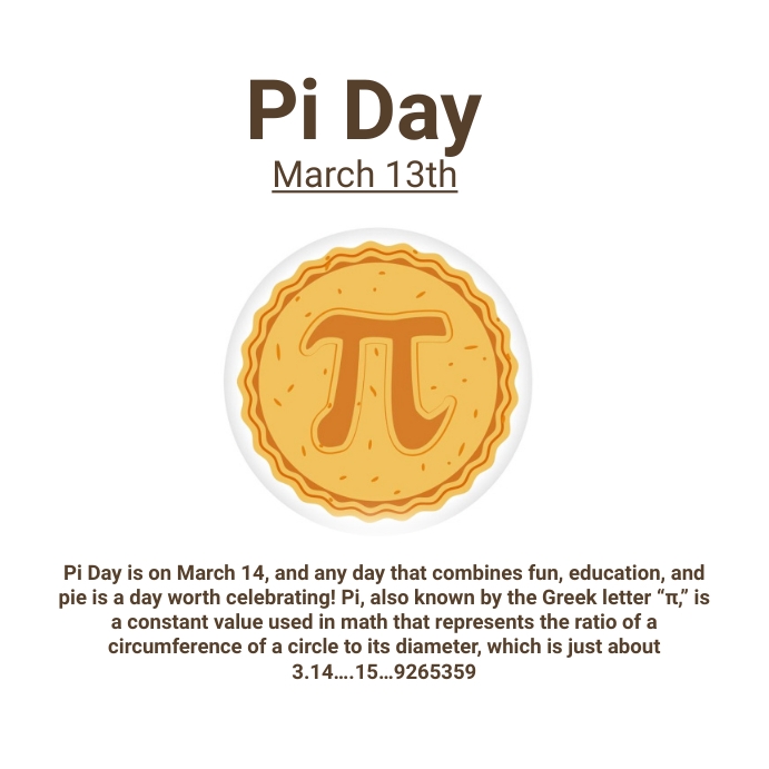 pi day Template | PosterMyWall