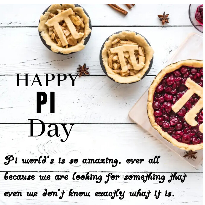 Copy of Pi day Instagram post template | PosterMyWall