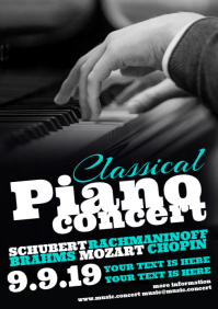 Piano Night Concert Poster Template | PosterMyWall