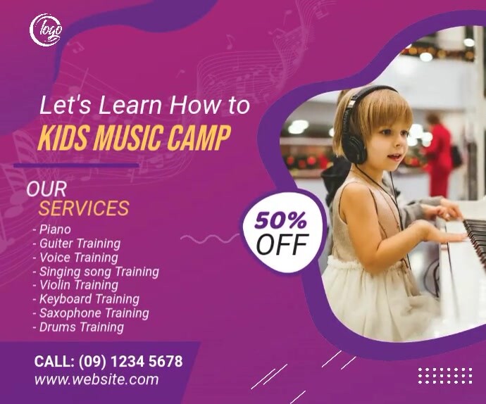 Piano Music Lesson Flyer Template | PosterMyWall