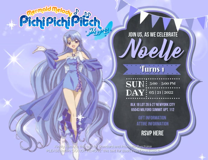 Pichi Pichi Pitch Template | PosterMyWall