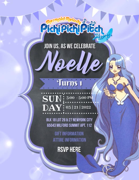 Pichi Pichi Pitch Template | PosterMyWall