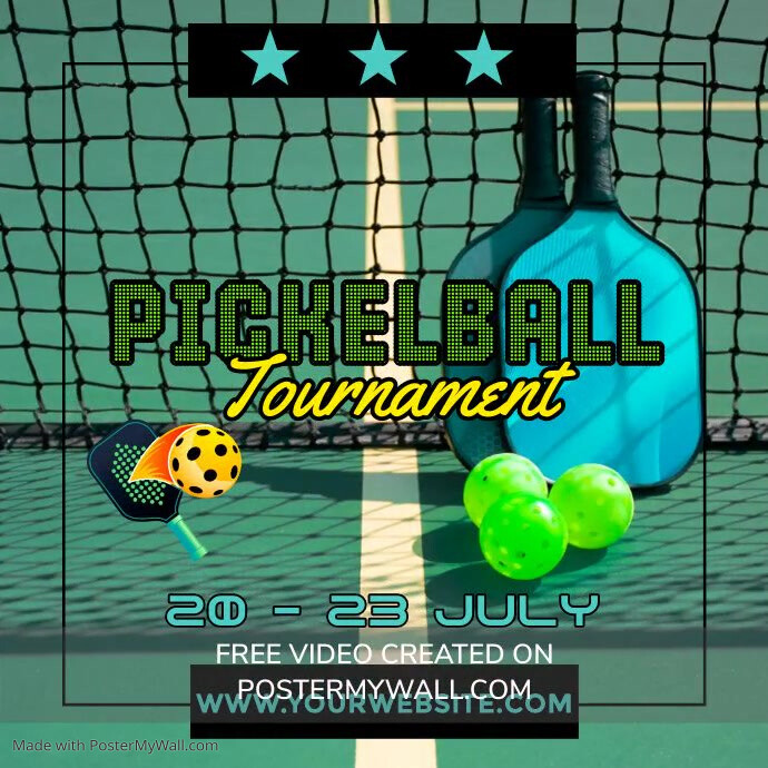 Copy of Pickelball Poster | PosterMyWall