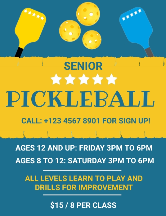 Copia de Pickle ball | PosterMyWall