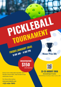 Pickle Ball Flyer Template | PosterMyWall