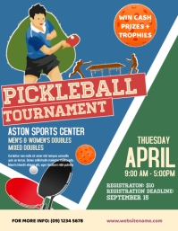 pickleball template | PosterMyWall