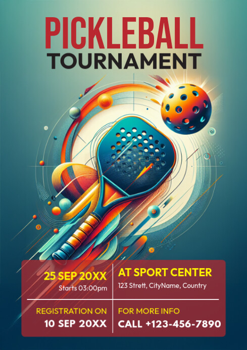 Copy of Pickleball tournament flyer | PosterMyWall
