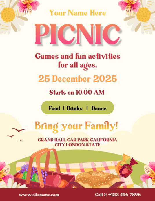 Picnic | Company Picnic Template | PosterMyWall