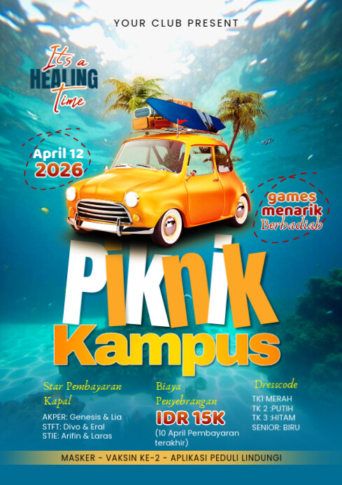 Picnic Event Poster Design Template | PosterMyWall