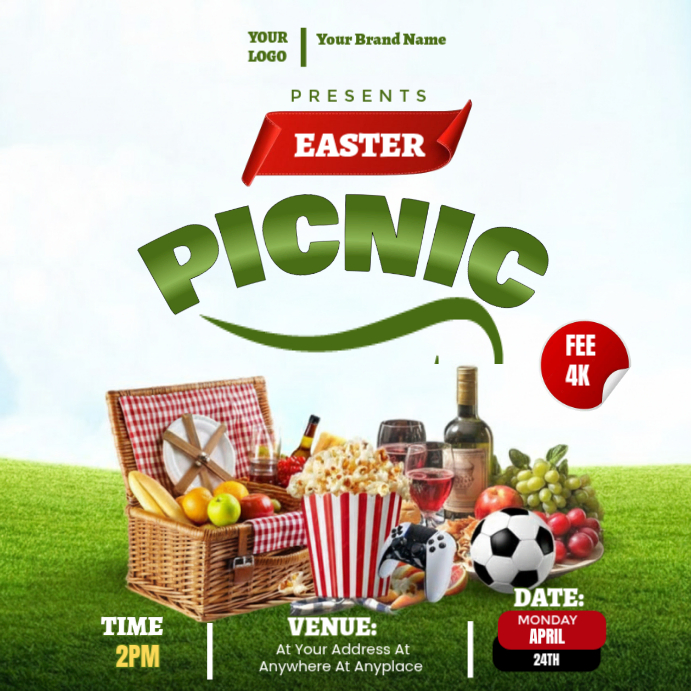 PICNIC flyer Template | PosterMyWall