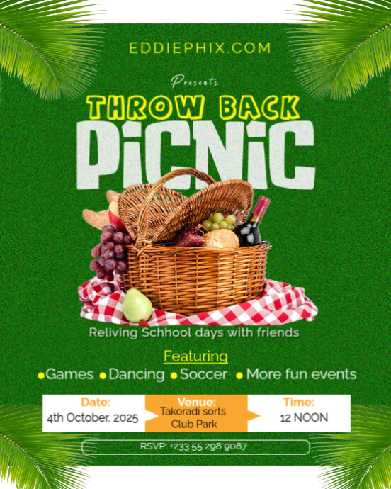 picnic flyer design Template | PosterMyWall